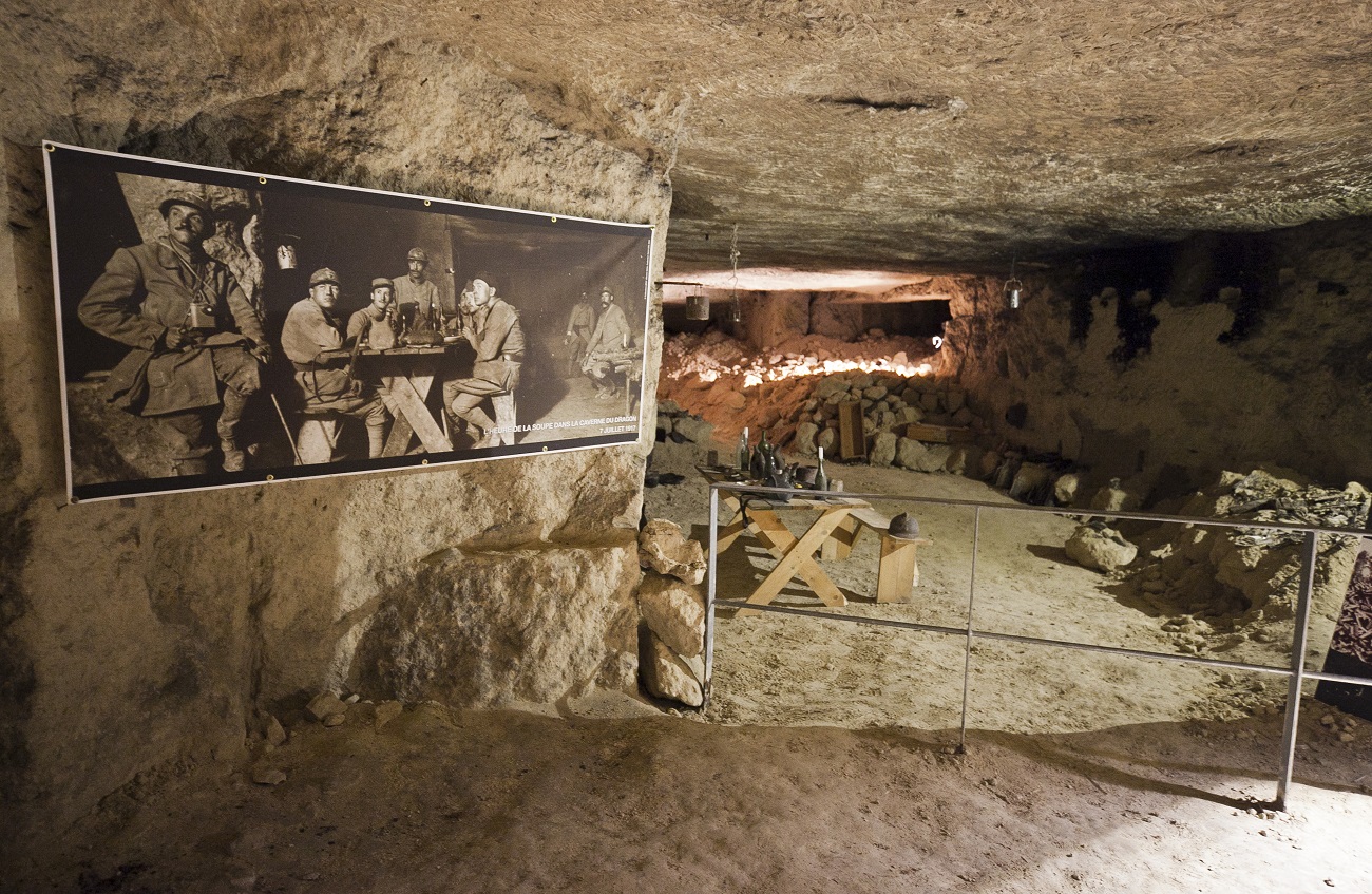 La Caverne du Dragon et le Centre d’Accueil du Visiteur du Chemin des Dames | Conseil ...